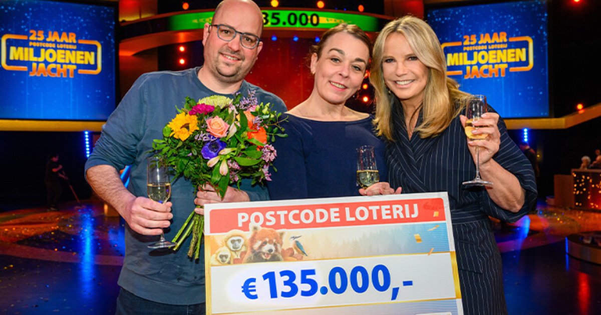 Elvie wint € 135.000,- bij Miljoenenjacht - Nationale Postcode Loterij